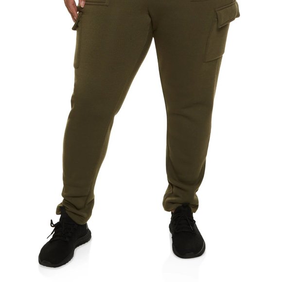 Pants & Jumpsuits | Nwt Plus Size Drawstring Cargo Joggers Olive 3x ...